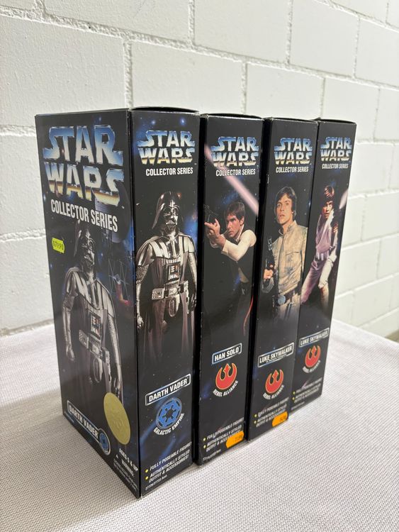 NEU Star Wars Collector Series,4 grosse Figuren Vintage 1996 (Neu und ...
