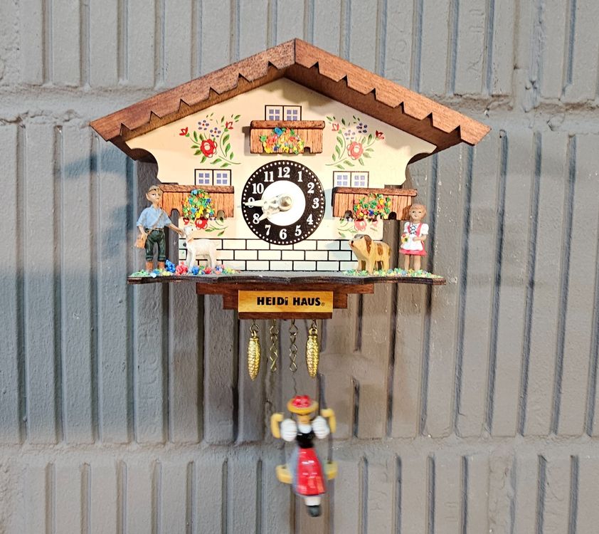 Engstler Germany Heidi-Haus Wanduhr, Volkskunst Wall Clock | Acheter ...