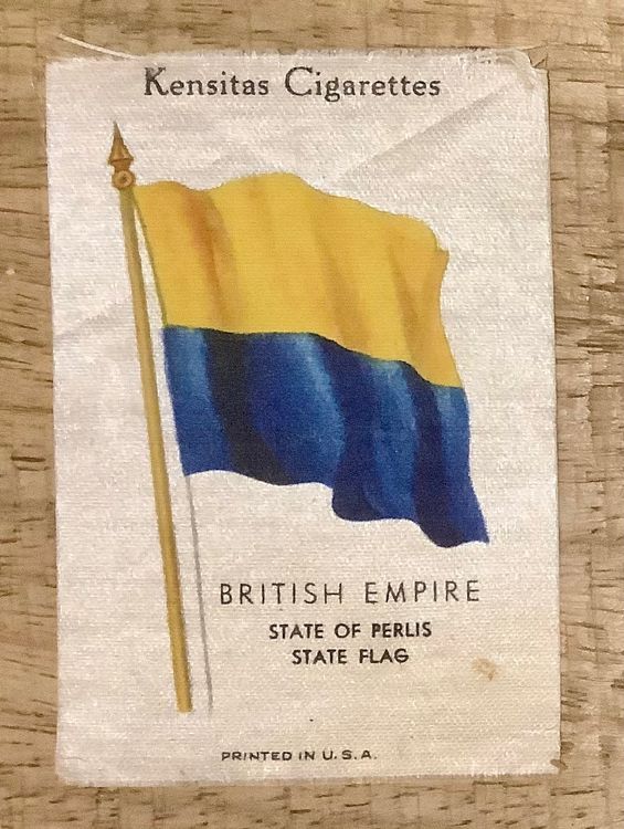 30er - 6 BRITISH EMPIRE Seide Flaggen - Sammelbilder England (Gebraucht ...