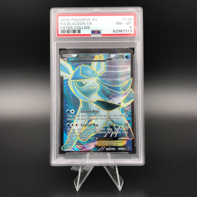 Glaceon EX Fullart Fates Collide PSA 8 | Kaufen auf Ricardo