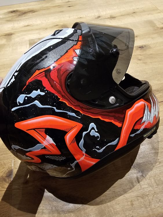 Motorradhelm HJC RPHA 11 VENOM 2 MARVEL MC-1 (Gebraucht) in Hägendorf ...
