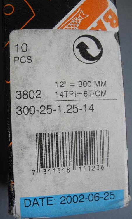 Bahco Sägeblätter 3802 High Speed, p60 (Neu und originalverpackt) in ...