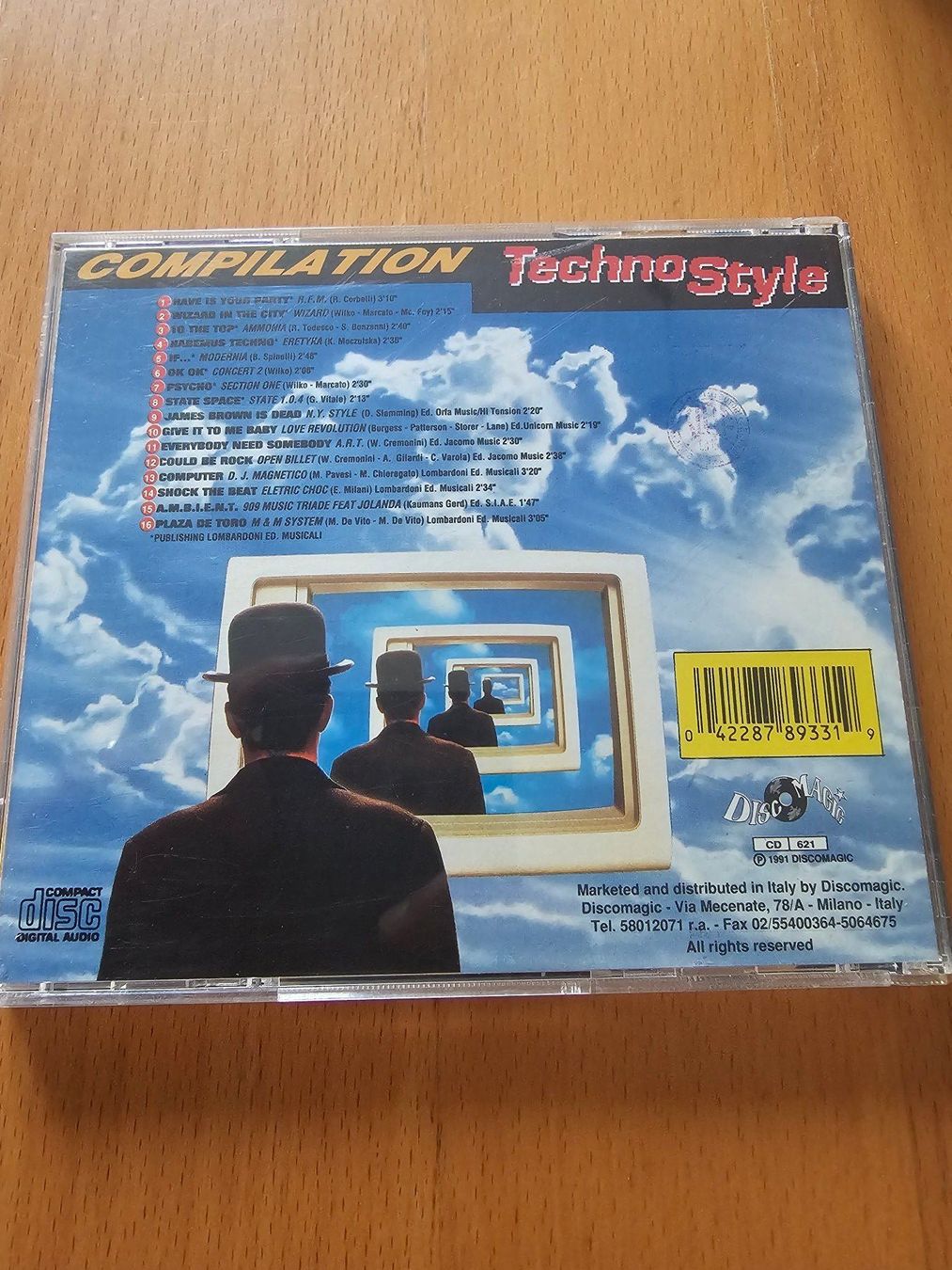 CD - Various – Techno Style Compilation (Italy, 1991) (Gebraucht) in ...