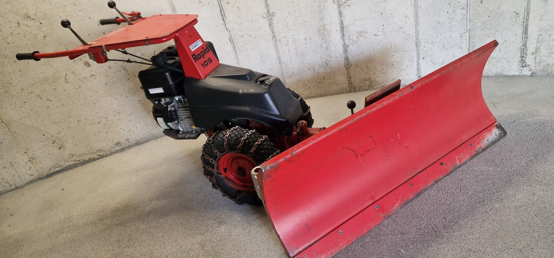 Rapid 105 Schneepflug Wegen platz menge günstig ab zu geben (Gebraucht ...