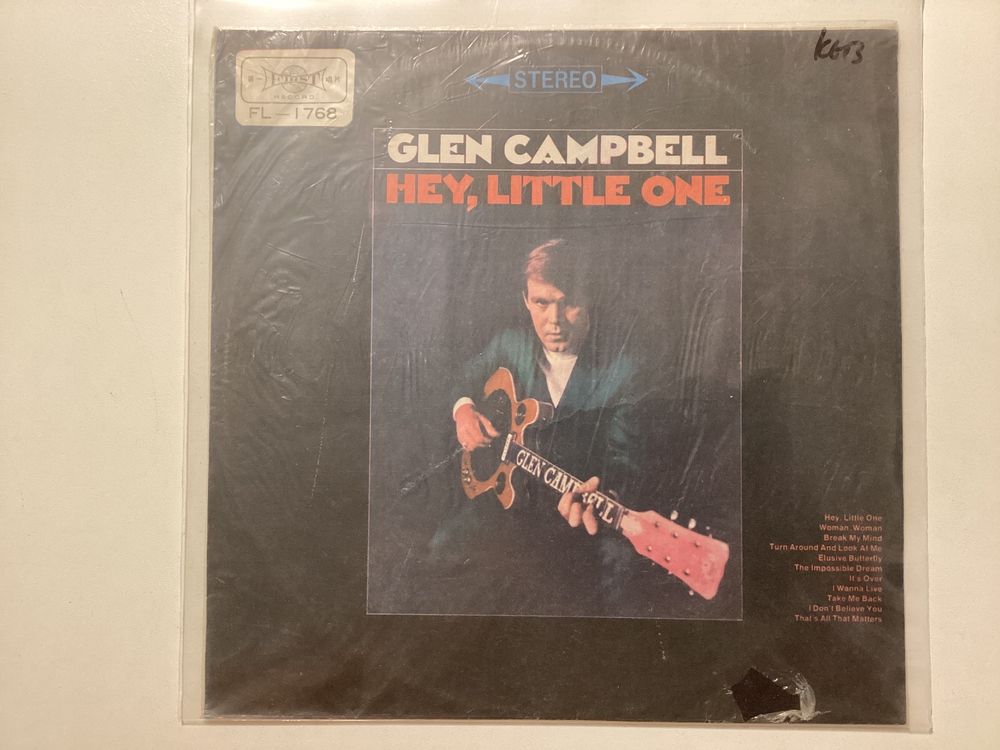 Glen Cambell LP - Hey Little One (Taiwan Pressung) (Gebraucht) in ...