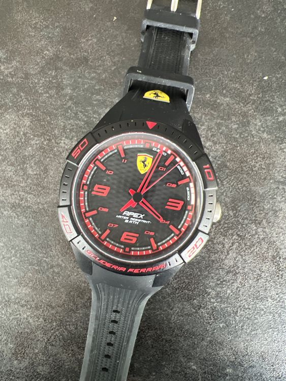 Scuderia Ferrari Uhr Schwarz | Kaufen auf Ricardo
