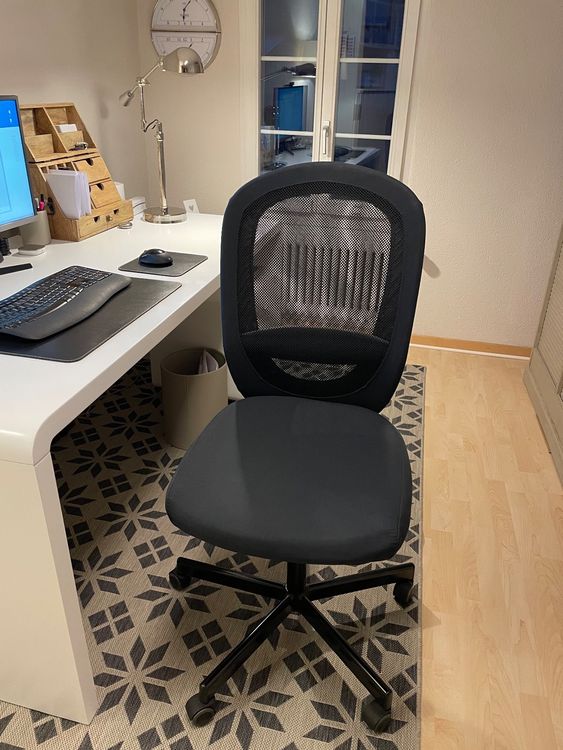 Bürostuhl Ikea, FLINTAN Drehstuhl, schwarz | Kaufen auf Ricardo