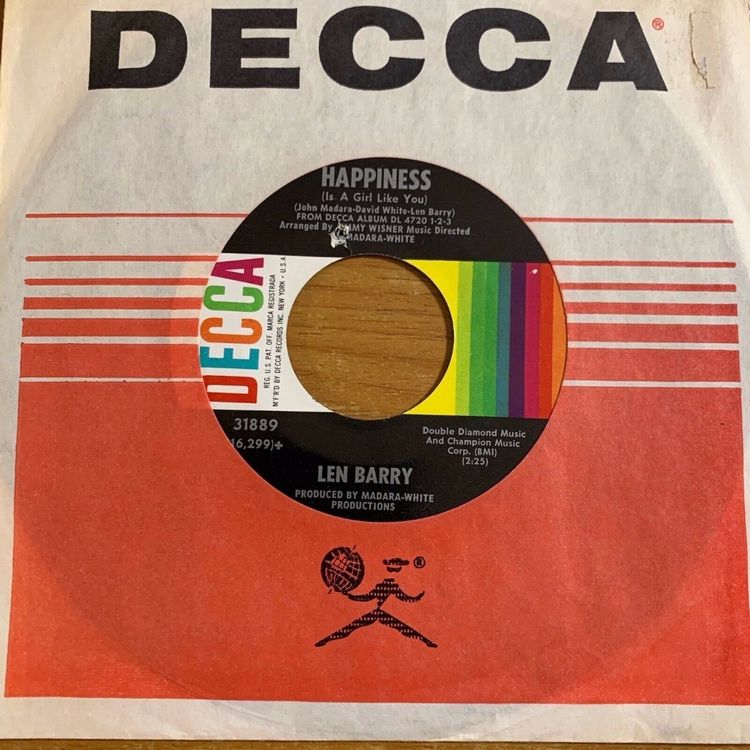 Len Barry - Like A Baby / 1. US-Press. 1966 - TOP (Gebraucht) in Gais ...