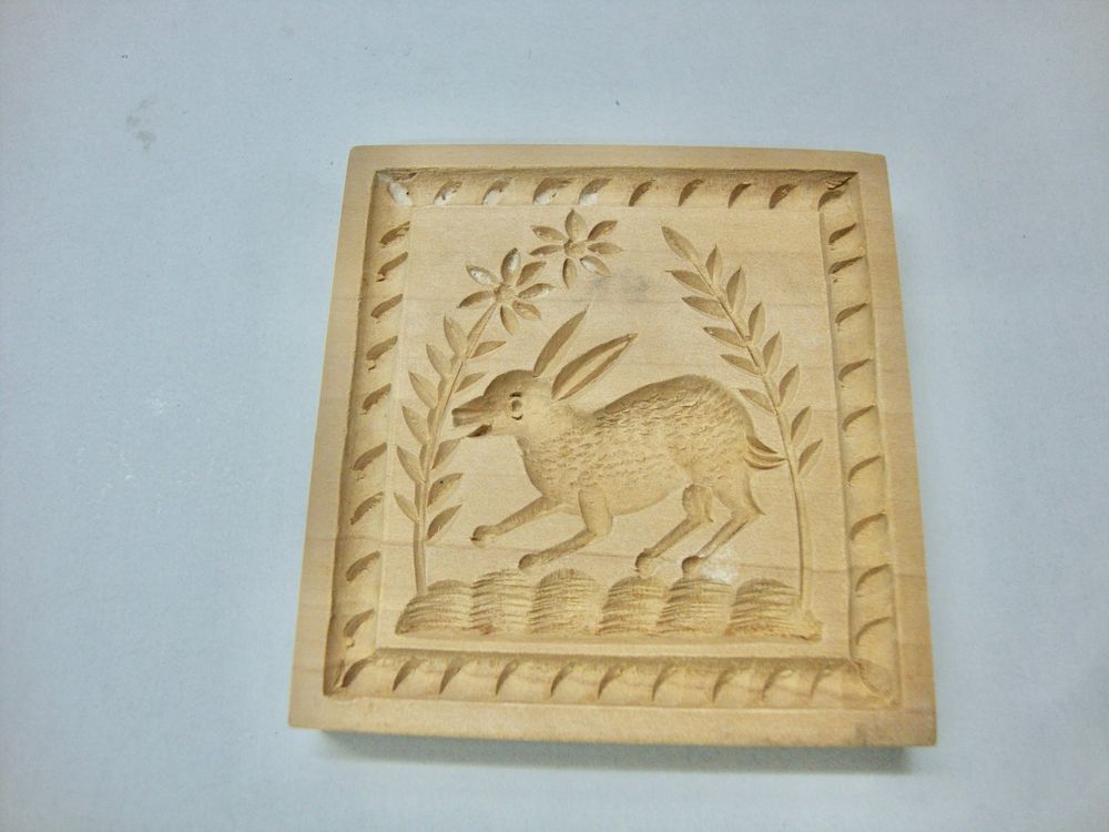 Hase Guetzli -Model Holz Form 🐇 Gebäck Anis-Brötchen (Gebraucht) in ...