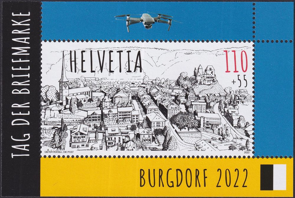 2022, W123 Sonderblock (Burgdorf) postfrisch **. (Gebraucht) in Sursee ...