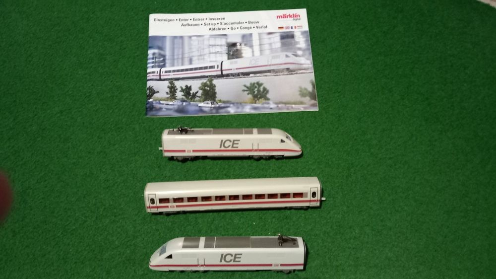 Märklin ICE 3 teilig digital+1 Trafo,Schienen,Weichen + OVP | Kaufen ...