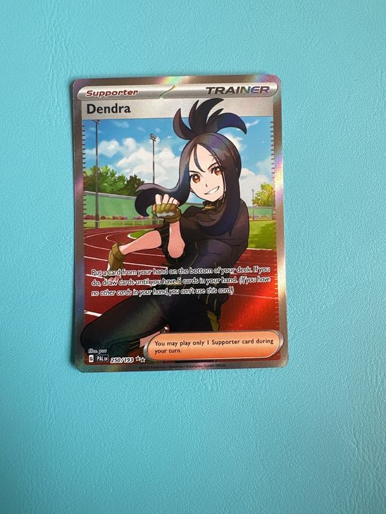 Pokemon Trainer Paldea Evolved Dendra Mega Schön Fullart Acheter Sur Ricardo