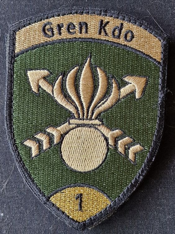 Grenadier abzeichen Gren Kdo 1 Stab Gold Klett (Neu (gemäss ...
