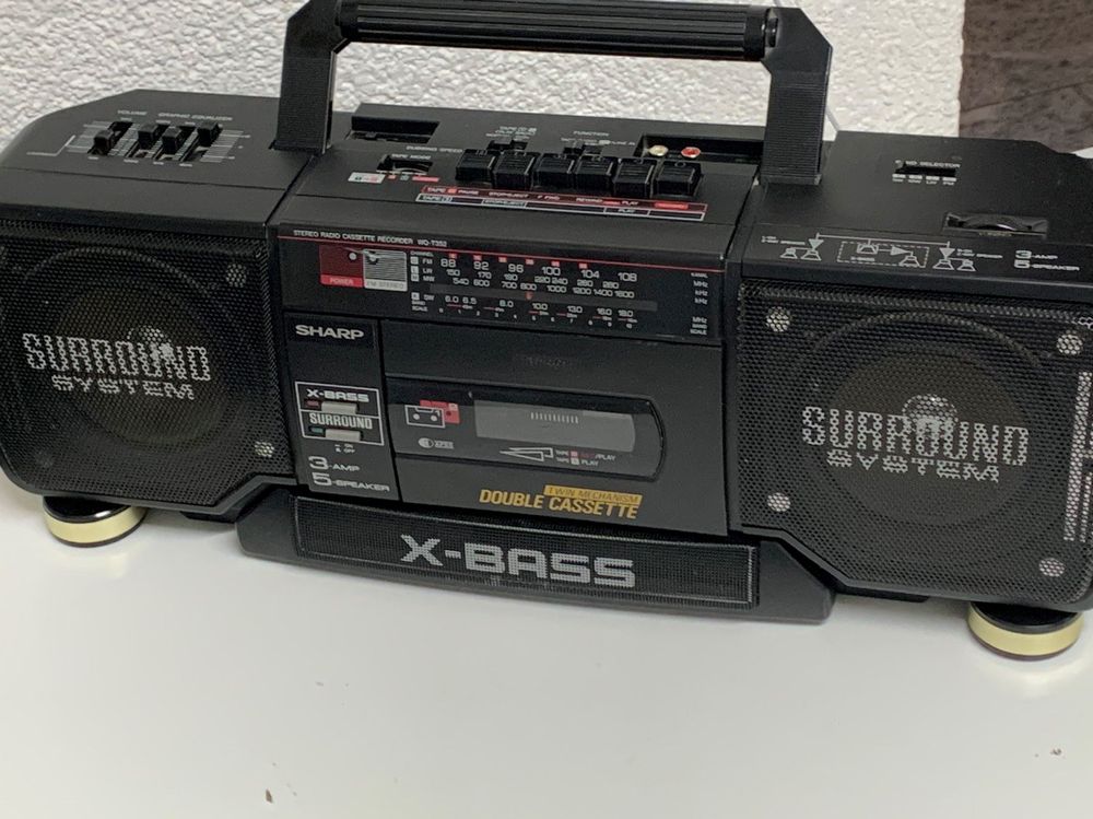 Ghetto Blaster Sharp Double cassette (D'occasion) à Buttikon SZ pour ...
