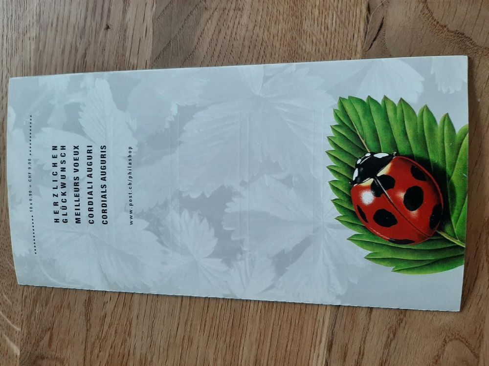 2002 Markenheft Marienkäfer Postfrisch | Kaufen auf Ricardo