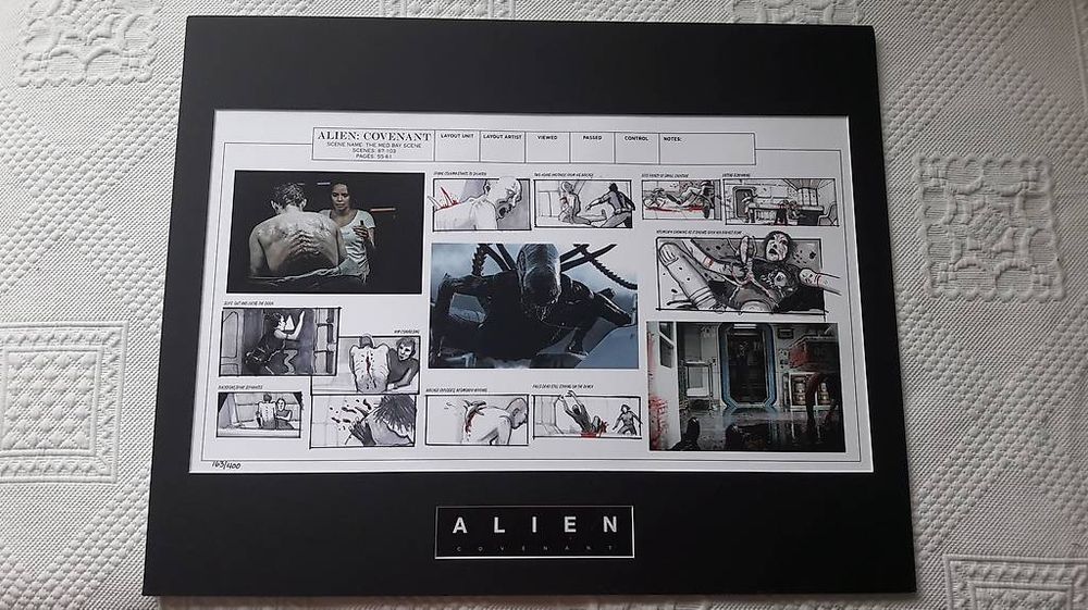 Storyboard Alien Covenant. Limitierte Auflage (Neu (gemäss Beschreibung ...