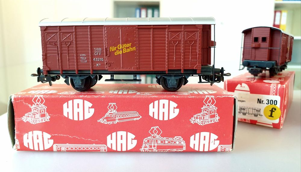 HAG nr. 300, 3 wagons marchandises anciens | Kaufen auf Ricardo