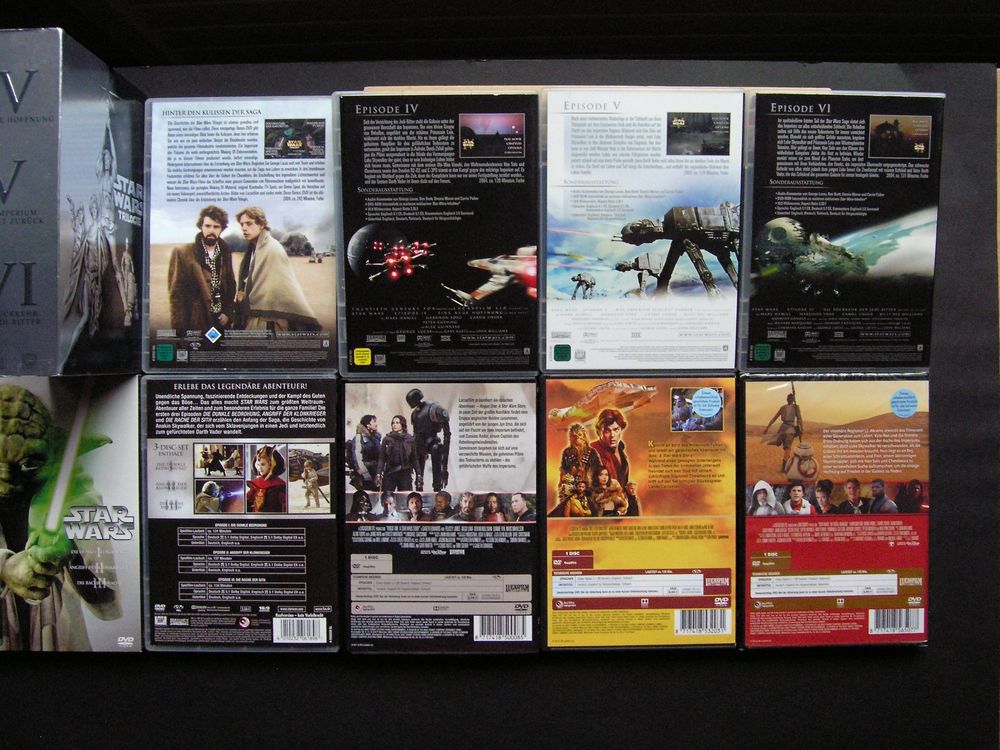 STAR WARS DVD COLLECTION (Gebraucht) in Zuzwil SG für CHF 42.5 – mit Lieferung auf Ricardo kaufen