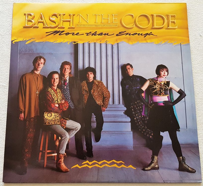 Bash 'n The Code – More Than Enough - LP - 1989 First Press (Gebraucht ...