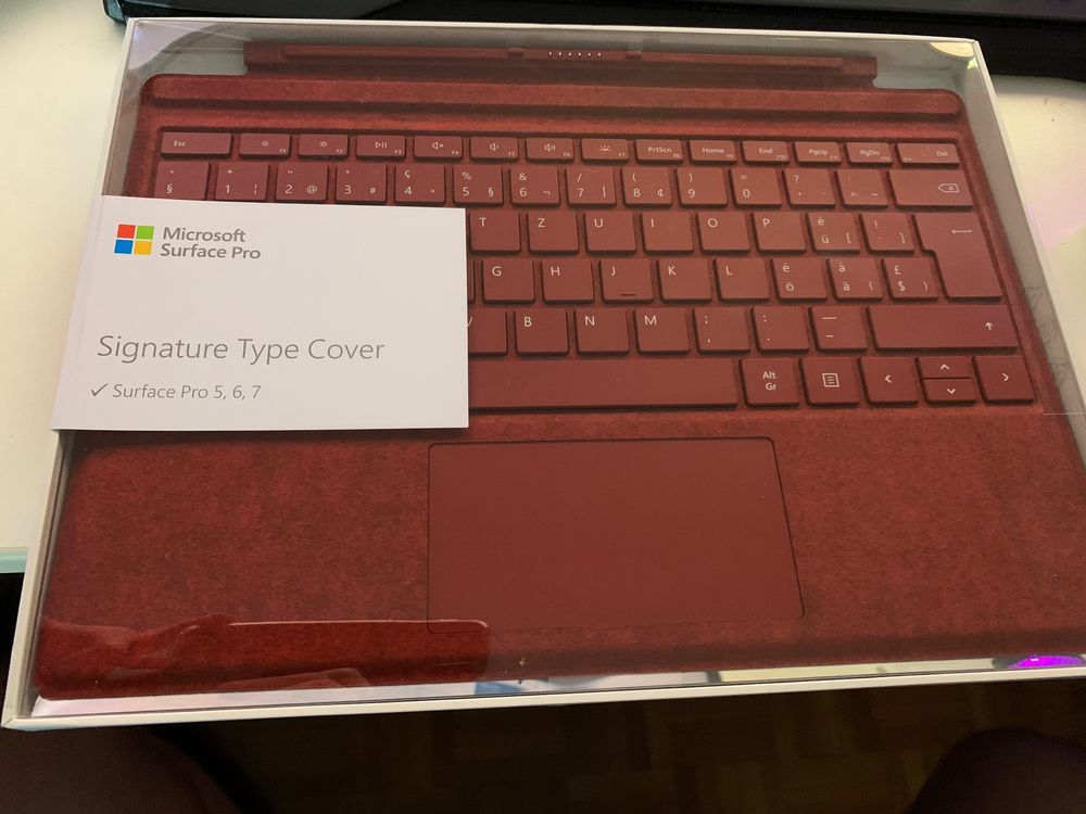 Microsoft Surface Pro - Signature Type Cover (Neu und originalverpackt ...