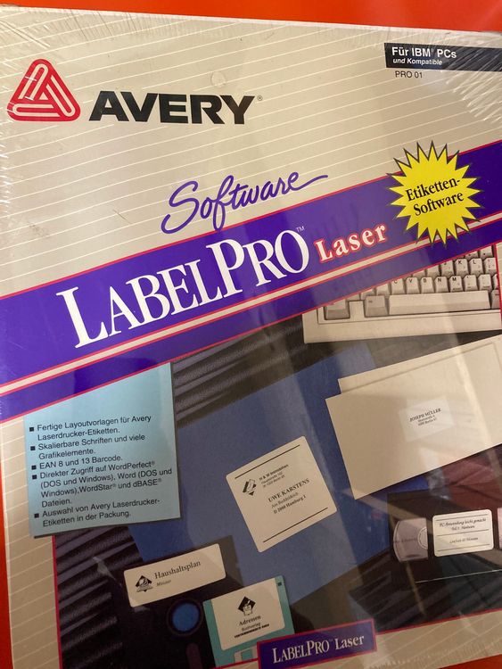 Avery Label Pro Laser (Neu und originalverpackt) in Wetzikon ZH für CHF 10 – nur Abholung auf ...