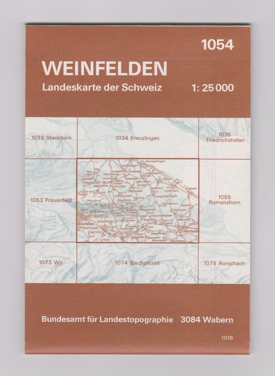 WEINFELDEN 1054 Landeskarte der Schweiz | Kaufen auf Ricardo