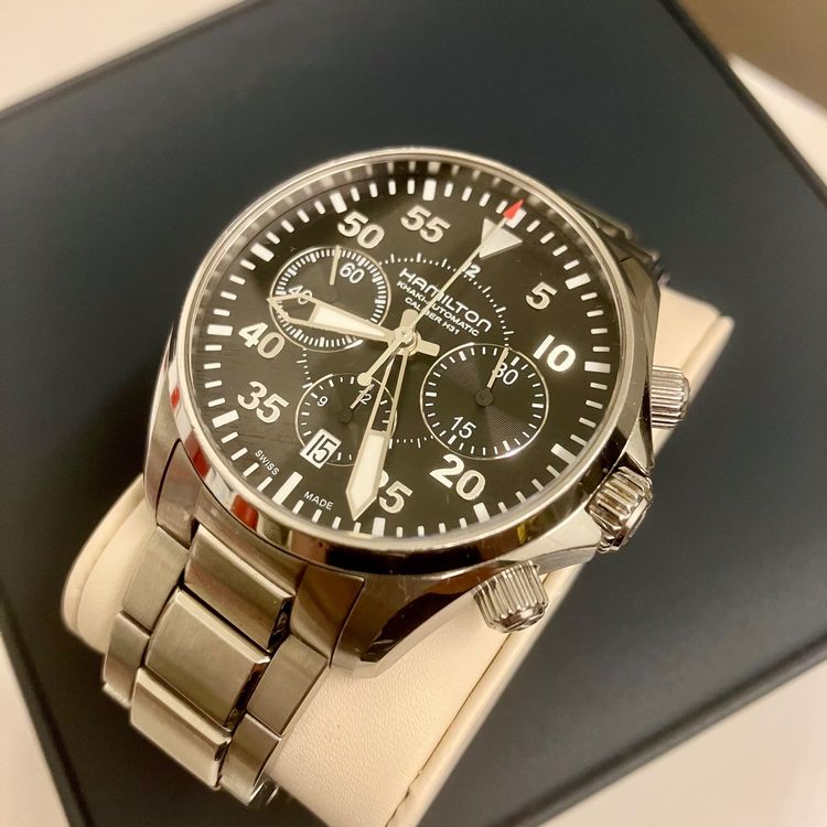 Hamilton Khaki Aviation Pilot Automatik Chrono 42mm (Gebraucht) in Wil ...