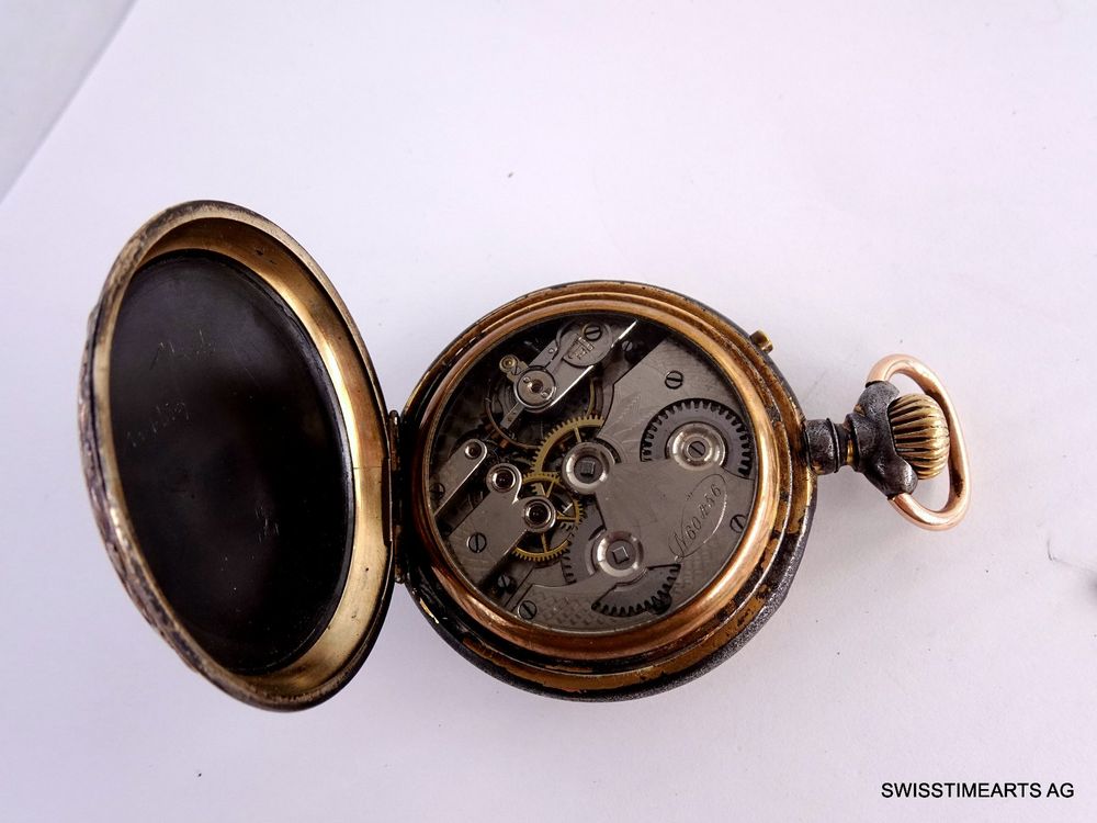 OBSERVATEUR 1900ER DUAL TIME HANDAUFZUG TASCHENUHR | Kaufen auf Ricardo