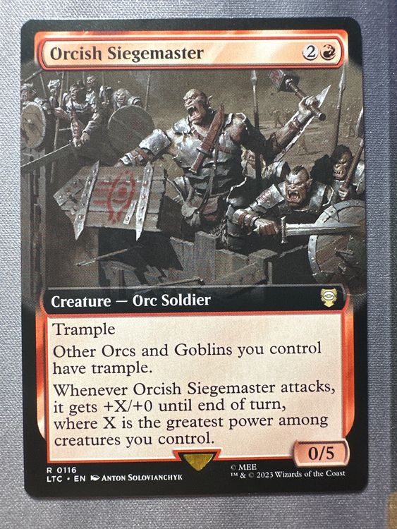 Orcish Siegemaster Variant 0116 Lord of the Rings | Kaufen auf Ricardo