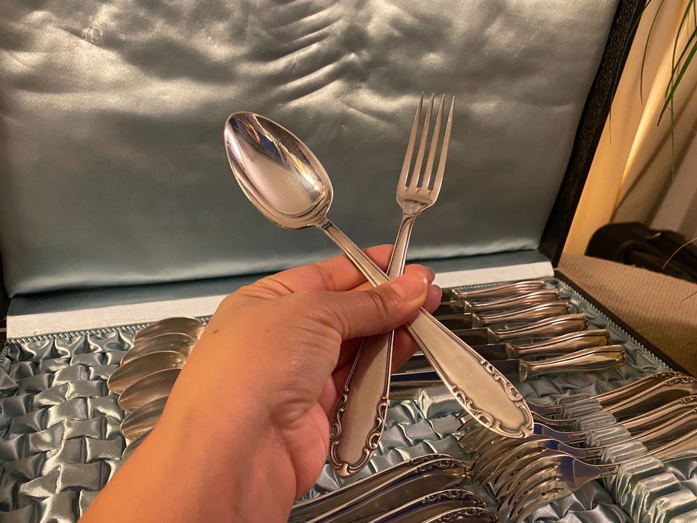 Silberbesteck Berndorf 24- teilig- Jugendstil (Gebraucht) in Zürich für CHF 92 – mit Lieferung ...