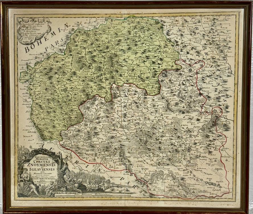 Antike Landkarte original flächenkolorierter Kupferstich (Gebraucht) in Root für CHF 30 – mit ...