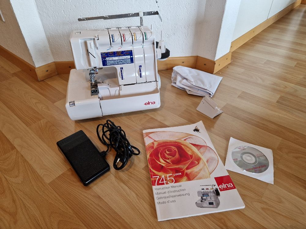 Elna Lock 745 Auto Tension Overlock Nähmaschine | Kaufen auf Ricardo