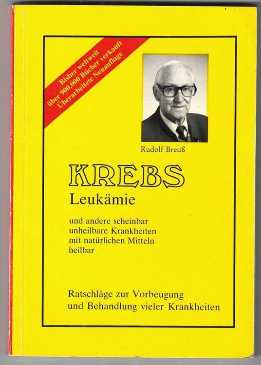 Krebs / Leukämie Vorbeugung / Behandlung – Rudolf Breuss | Kaufen auf ...