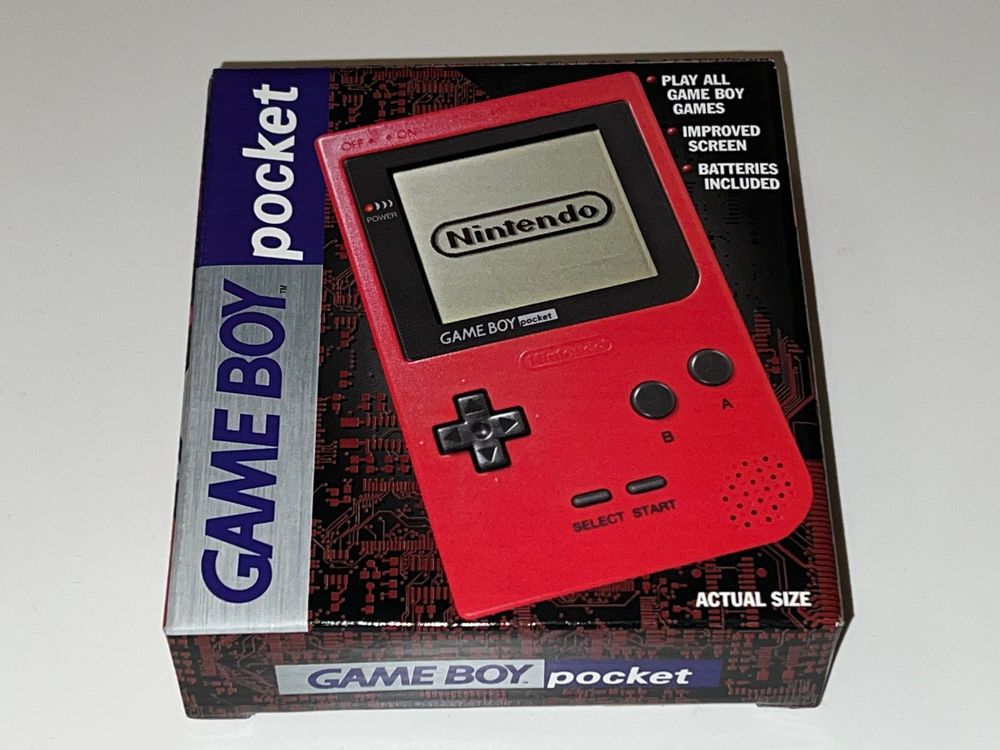 Nintendo Game Boy Pocket Konsole Rot (OVP) - Top! (Gebraucht) in Zürich ...