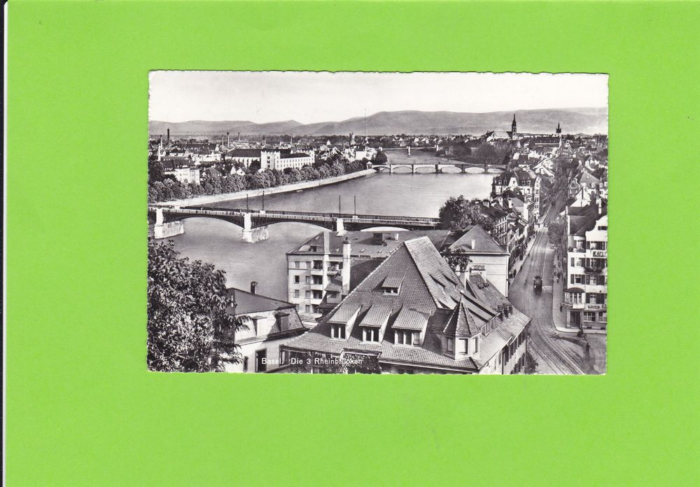 Basel-die drei Rheinbrücken (Gebraucht) in St. Peterzell für CHF 2 – mit Lieferung auf Ricardo ...