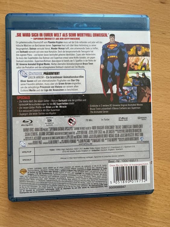 Superman / Batman Apocalypse Blu Ray | Kaufen auf Ricardo