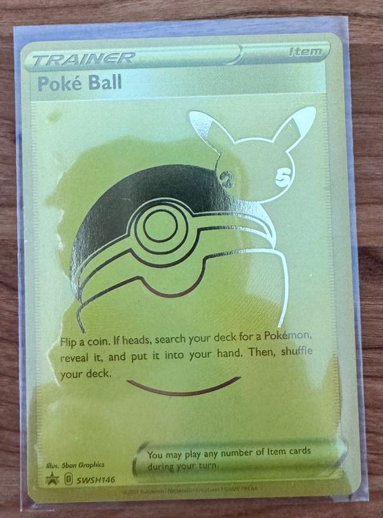 Poké Ball GOLD Pokemon Celebrations UPC SWSH 146 (Neu (gemäss ...