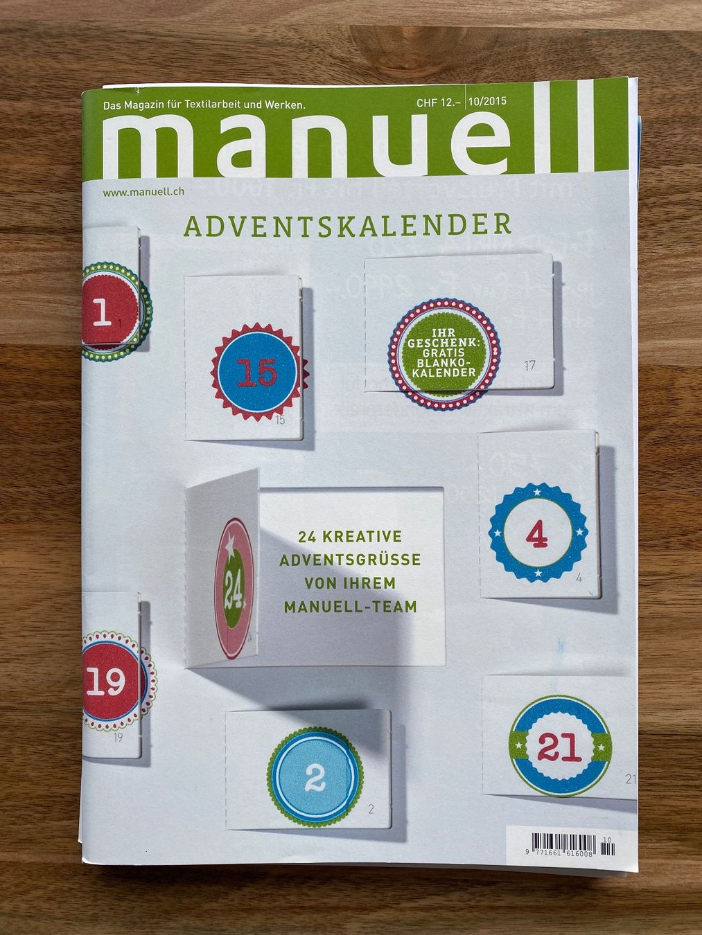 manuell - Magazin für Textilarbeit und Werken, 4 Stück (Neu (gemäss ...