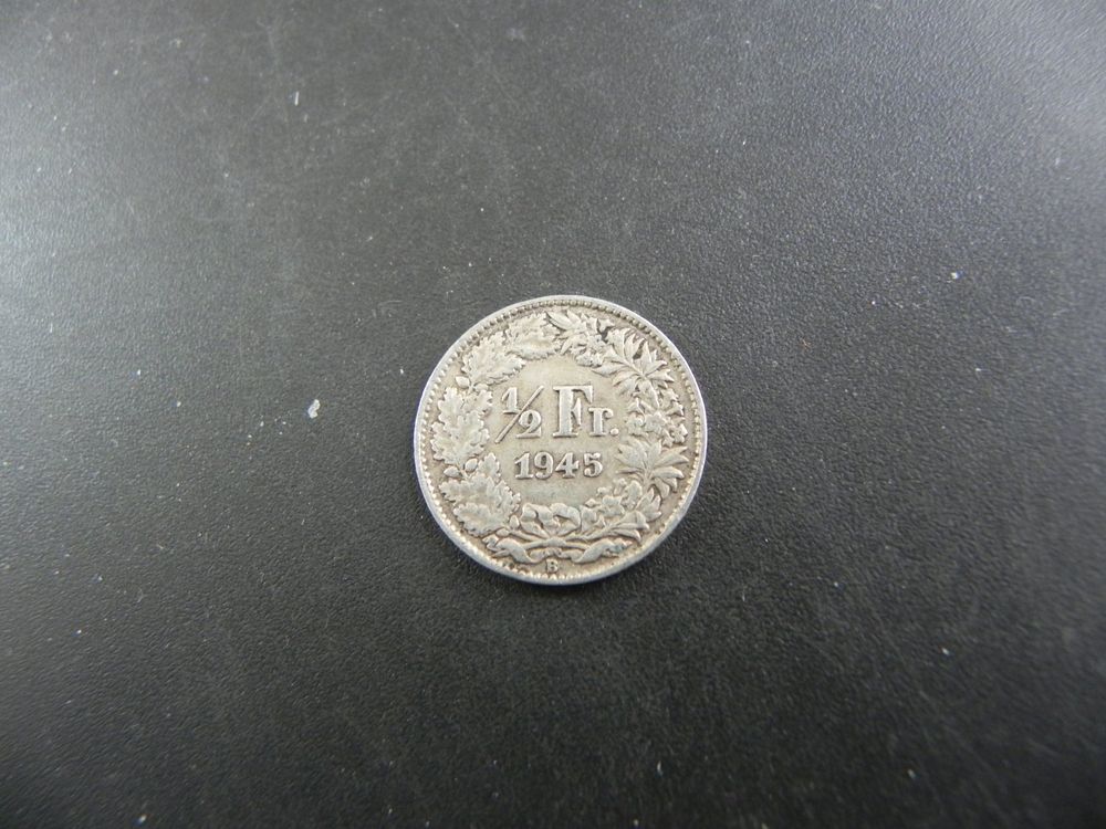 Schweiz 50 Rappen 1945 B Silber (Gebraucht) in Biel/Bienne für CHF 1.3 – mit Lieferung auf ...