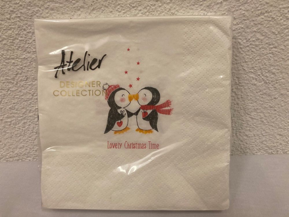 Servietten 20er Packung, 33x33 cm, 3-lagig, NO 33 (Neu und originalverpackt) in Neuenhof für CHF ...