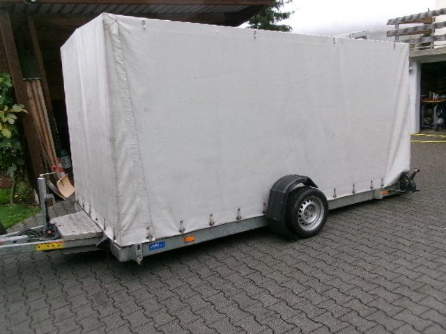 Absenkanhänger Autotransportanhänger mit Blache ab MFK (Gebraucht) in Muhen für CHF 3600 – nur ...