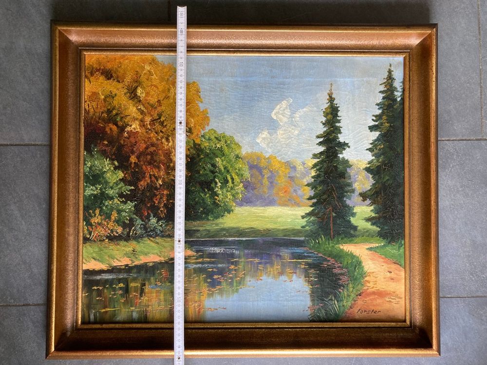 GEMÄLDE LANDSCHAFT SIGNIERT Forster LANDSCHAFTSGEMÄLDE (Gebraucht) in Subingen für CHF 49 – nur ...