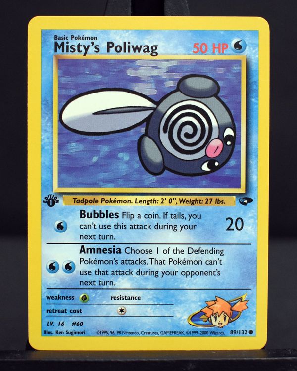 Misty's Poliwag 1st ed. Gym Challenge - NM/MINT - Ab 1 Fr. (Gebraucht ...