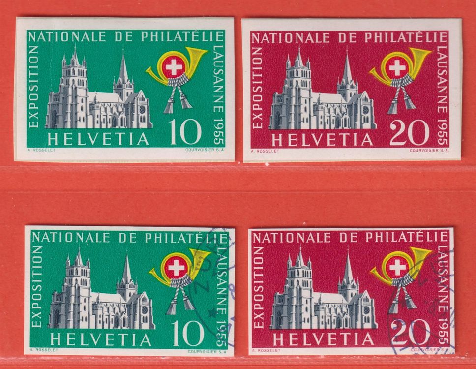 1955 Einzelwerte Lausanner Block W33/W34 (Antik) in Sarmenstorf für CHF 8 – mit Lieferung auf ...