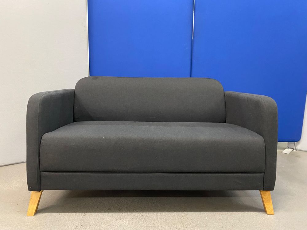 Ikea LINANÄS 2er-Sofa, Vissle dunkelgrau | Kaufen auf Ricardo
