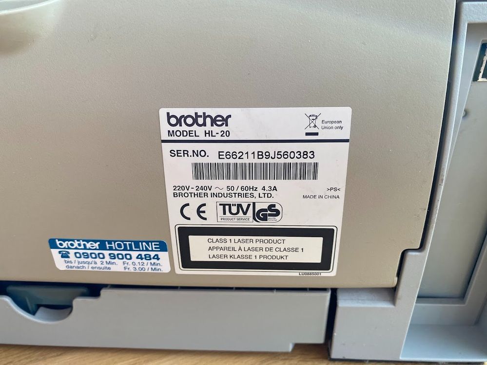 Brother HL-2035, Laserdrucker, schwarz-weiss (Gebraucht) in Zürich für ...