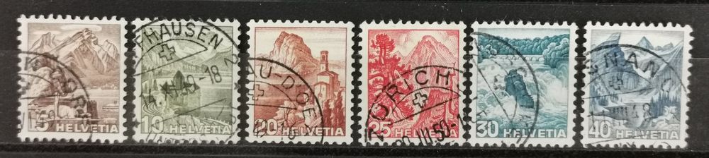 1948 Landschaften Satz gestempelt | Kaufen auf Ricardo