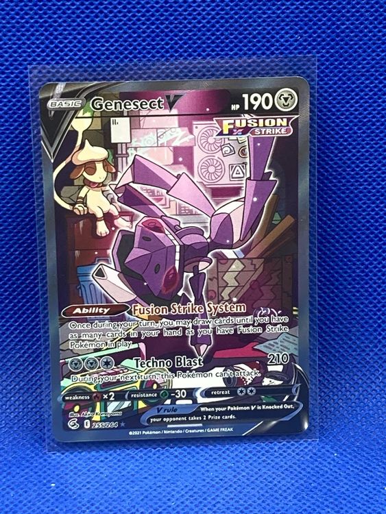 Pokemon FUSION STRIKE / Genesect V 255 / 264 EN (Neu (gemäss ...
