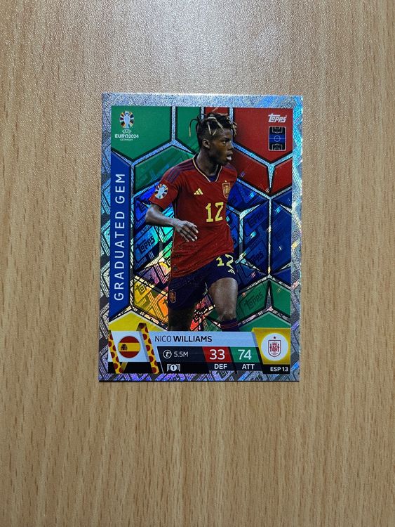 Topps Match Attax Euro 2024 Nico Williams | Kaufen auf Ricardo Topps Match Attax Euro 2024 Nico Williams | Kaufen auf Ricardo