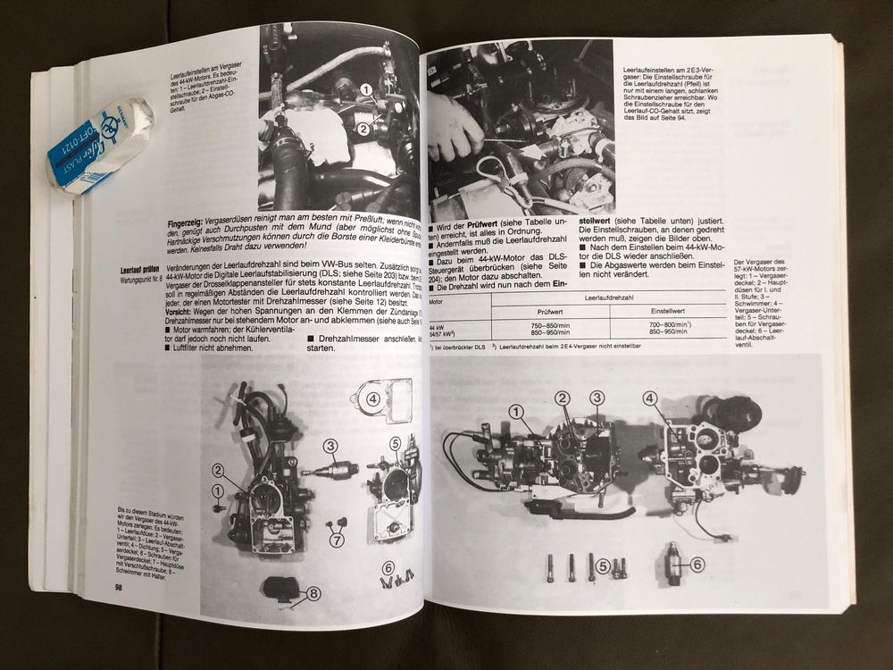 Buch VW Bus Benziner ab Oktober 82 Diesel Turbodiesel (Gebraucht) in ...